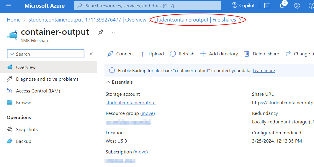 To Connect The File Share To Our Cloud Containers Well Add A Few 5282